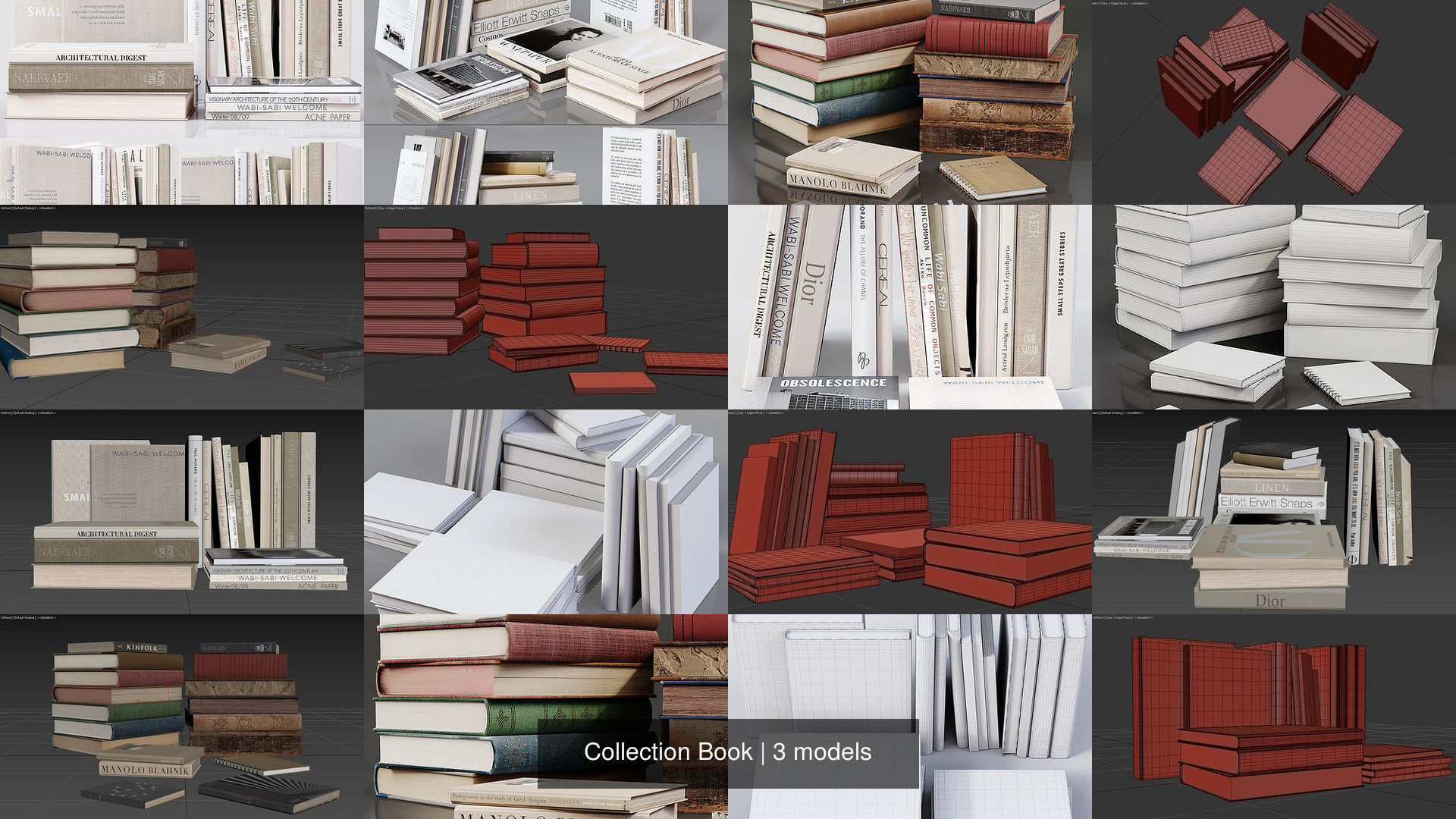 Collection Book | CGTrader