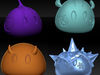Genshin Slimes bundle 1 electro anemo cryo hydro and pyro slime 3D ...