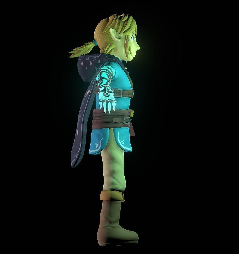3D model Link from The Legend of Zelda Tears of Kingdom VR / AR / low ...