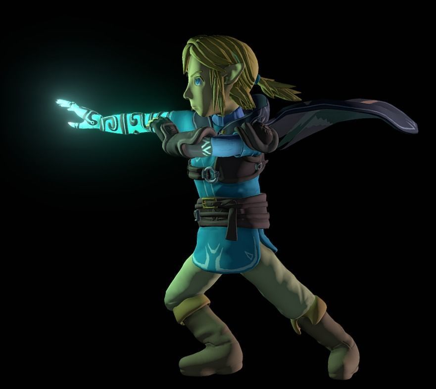 3D model Link from The Legend of Zelda Tears of Kingdom VR / AR / low ...