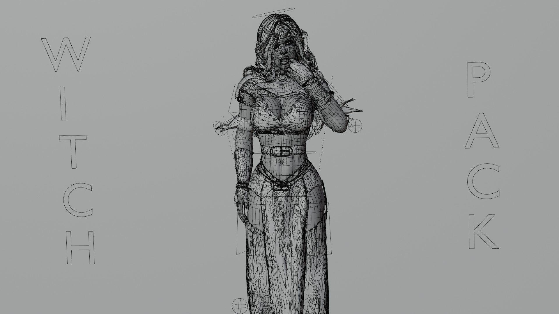 3D model The Witch Pack - Low Poly I Game Ready Low-poly 3D model VR ...