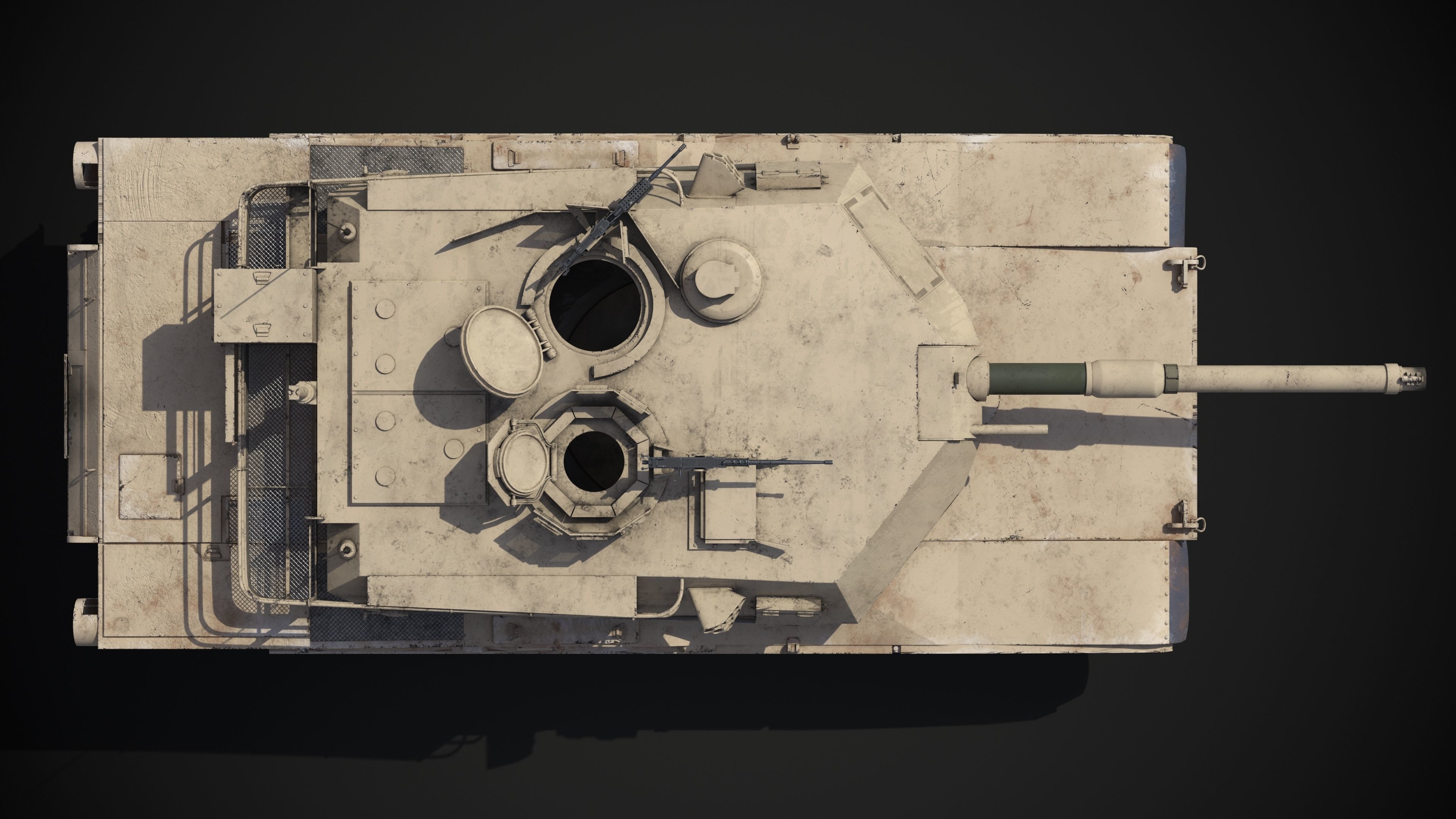 M1A2 Abrams Rigged 3D model animated rigged | CGTrader