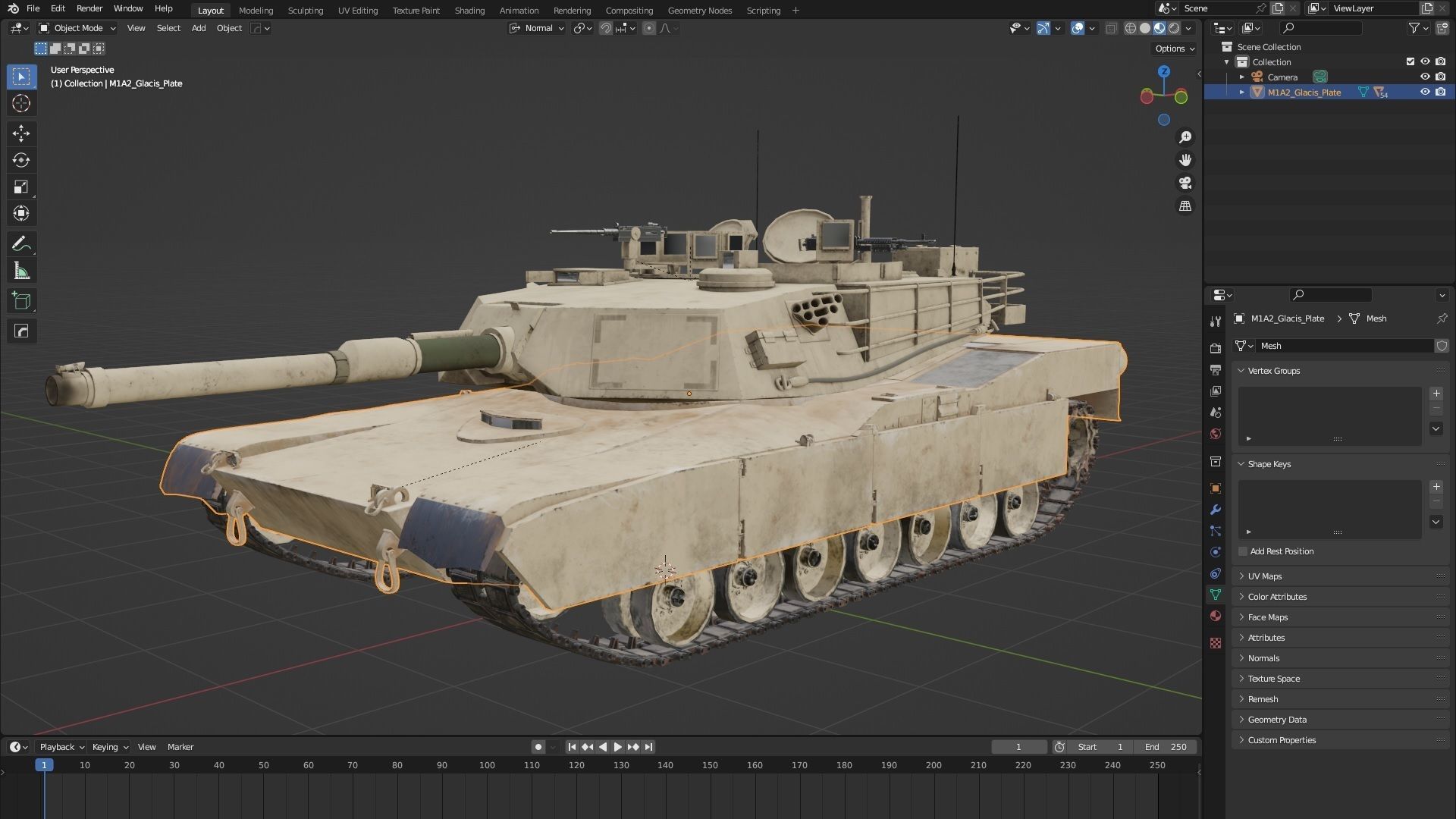 M1A2 Abrams Rigged 3D model animated rigged | CGTrader