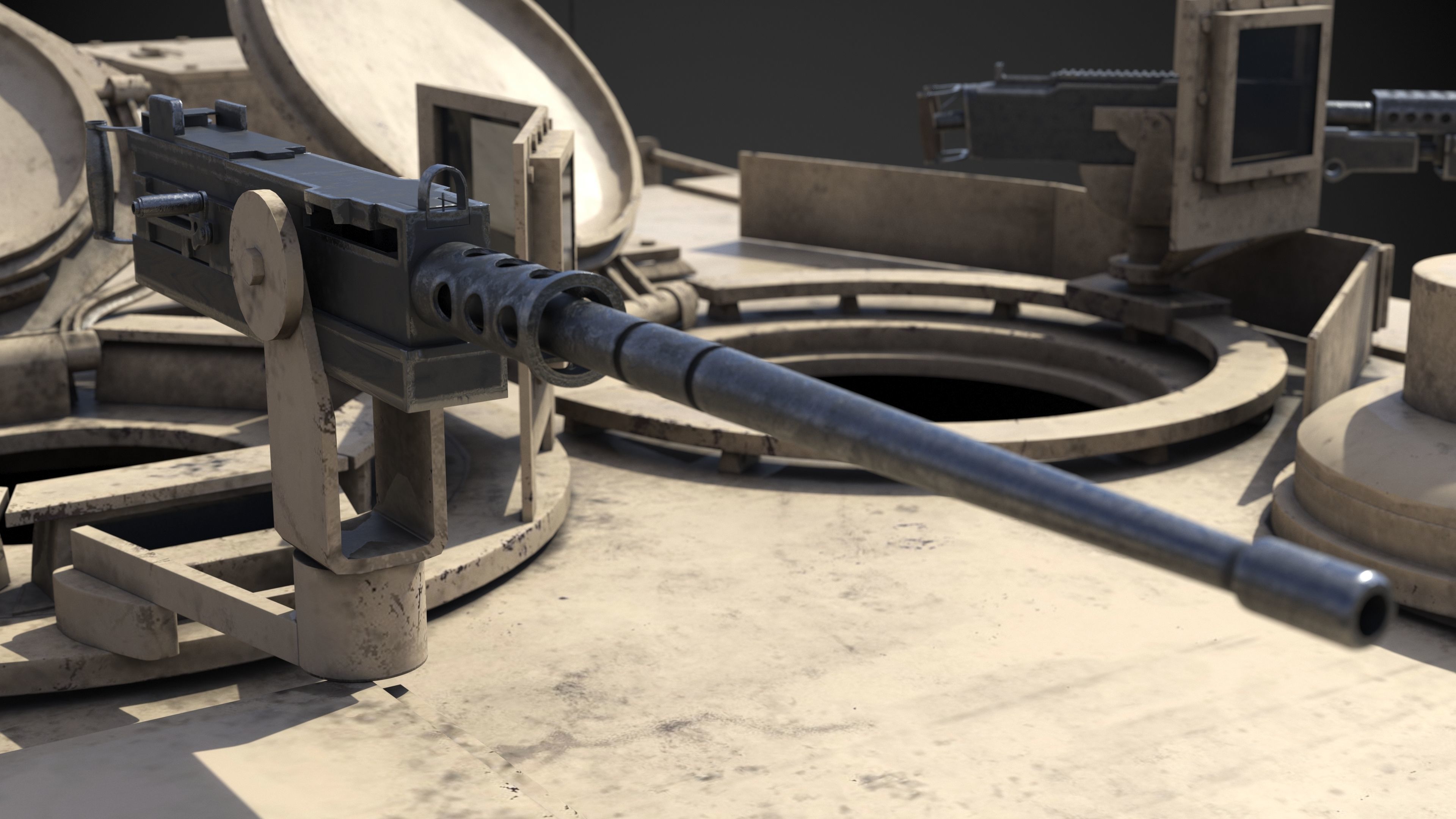 M1A2 Abrams Rigged 3D model animated rigged | CGTrader