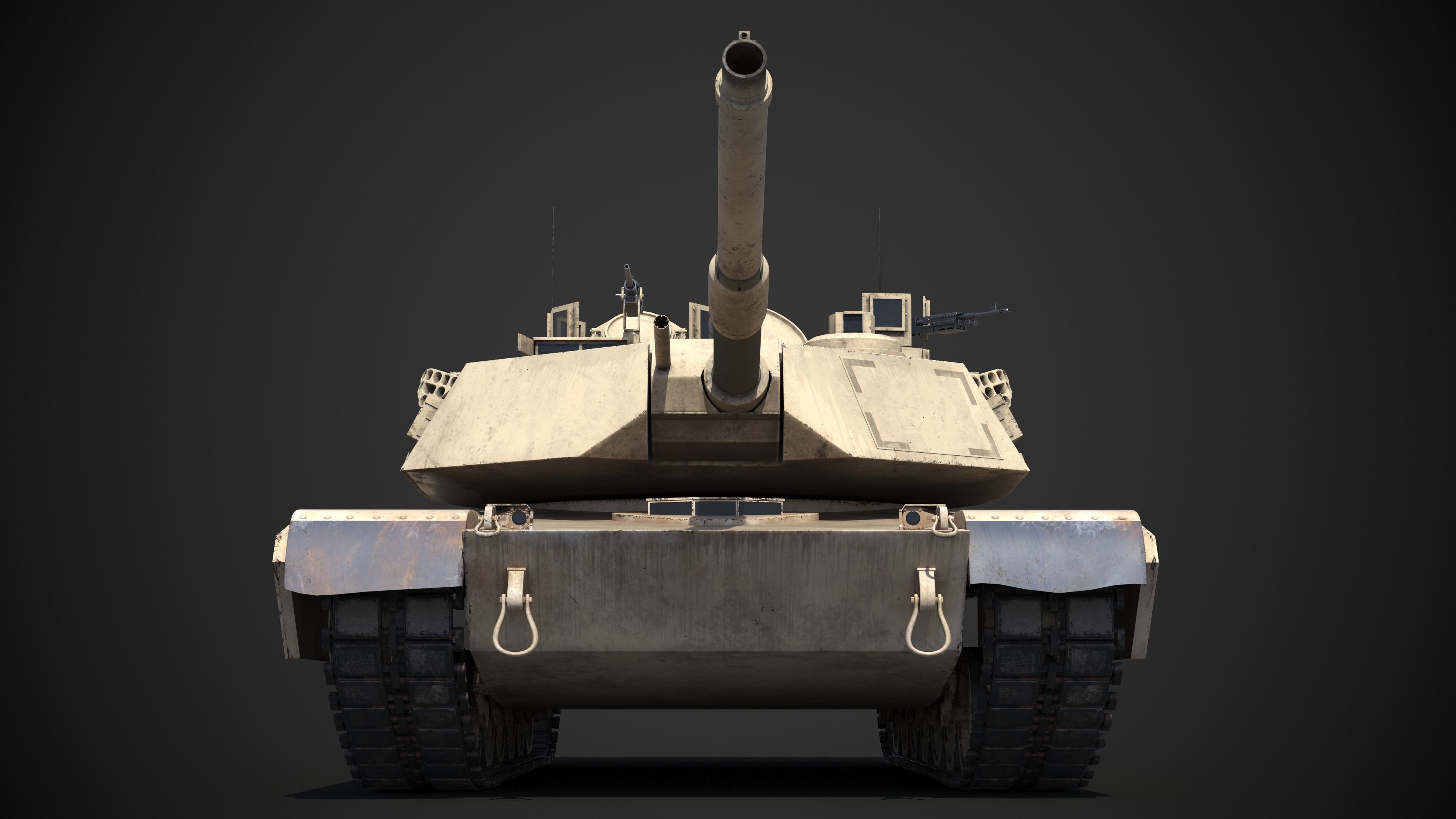 M1A2 Abrams Rigged 3D model animated rigged | CGTrader