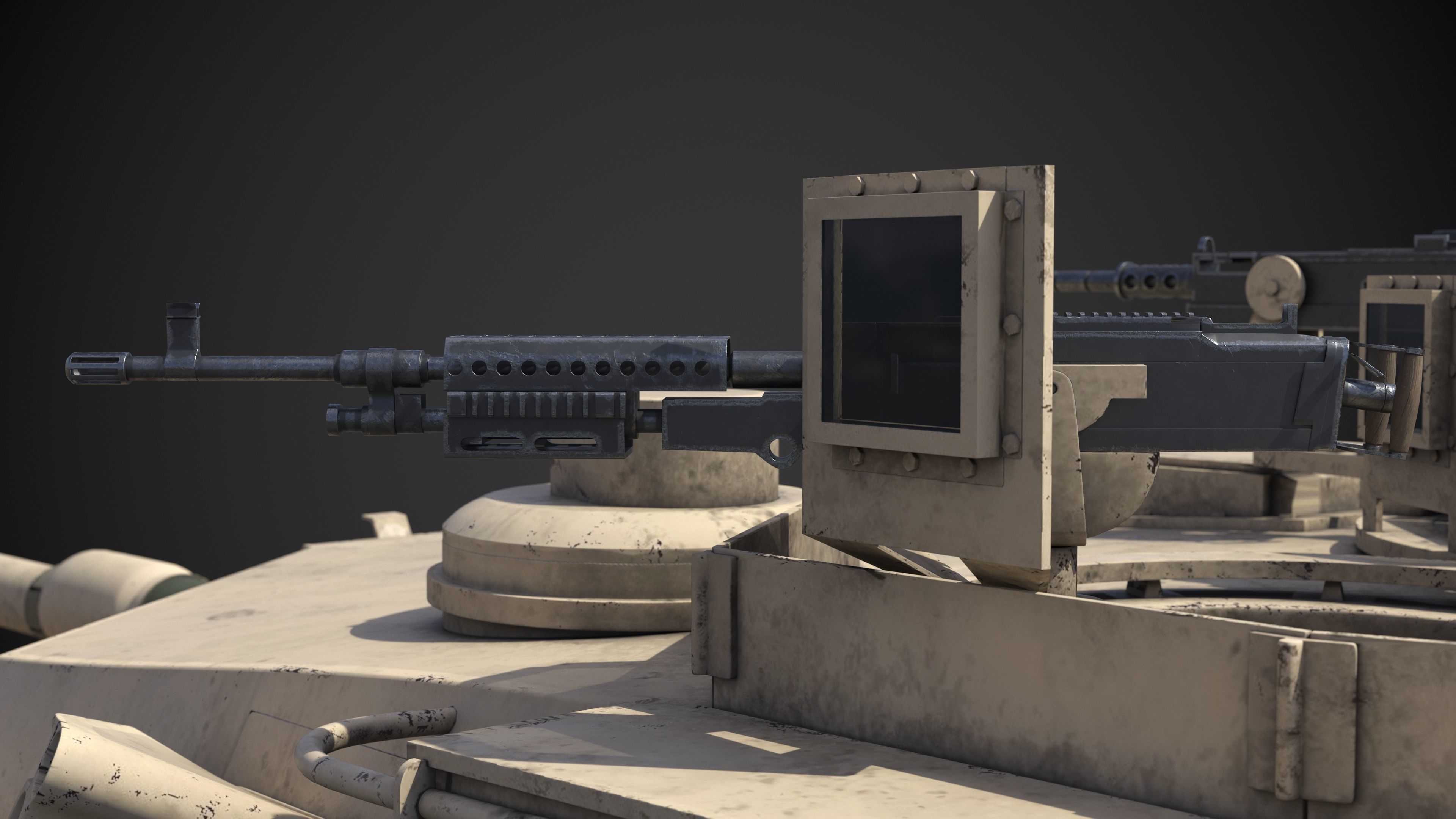 M1A2 Abrams Rigged 3D model animated rigged | CGTrader