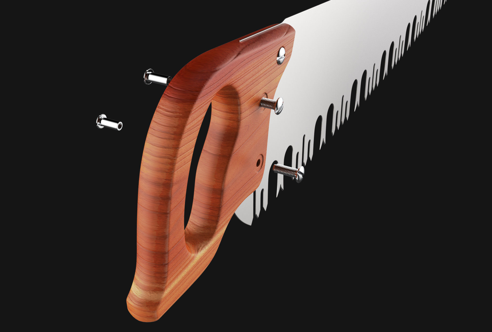 Tuttle teeth saw 3D model | CGTrader