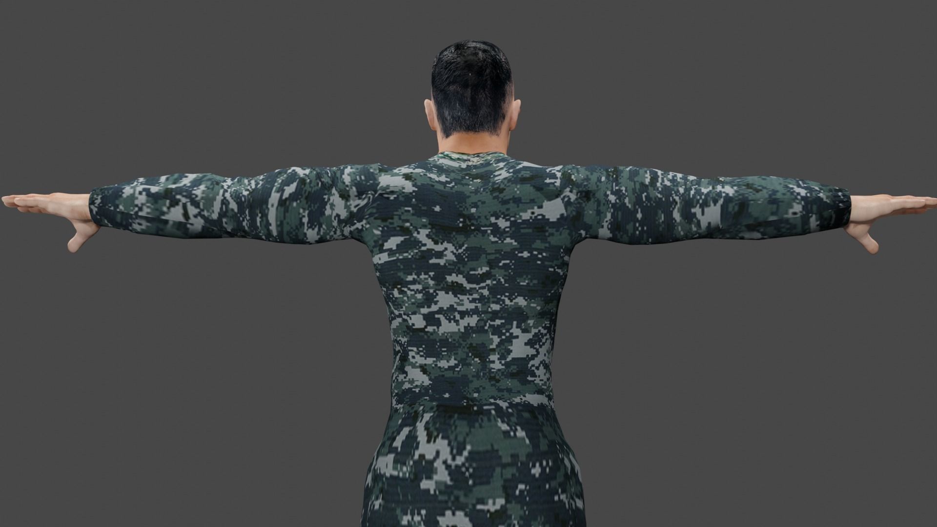 3D model 3D Character - low poly game character VR / AR / low-poly ...