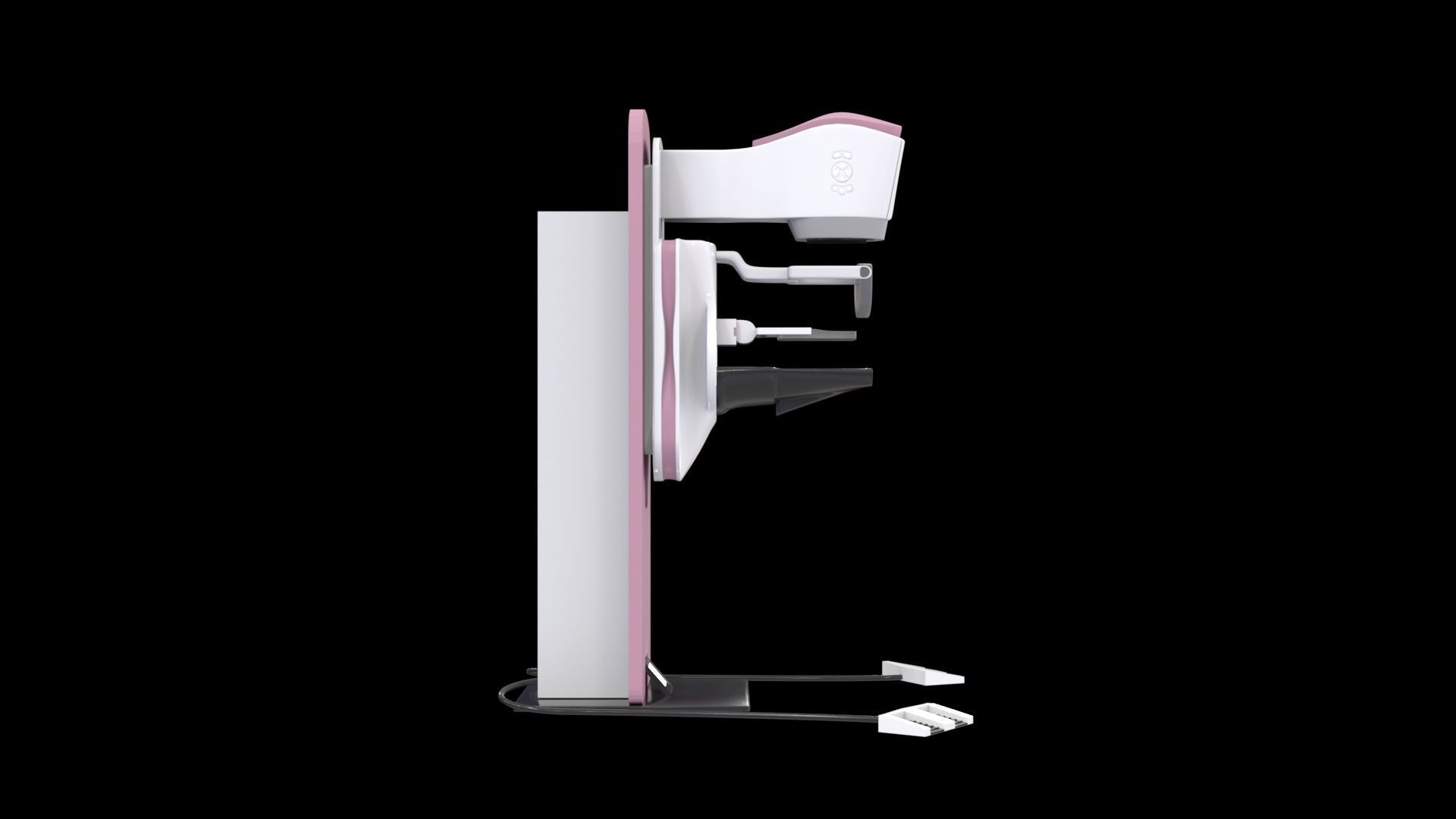3D model Senographe Pristina Mammography System VR / AR / low-poly ...