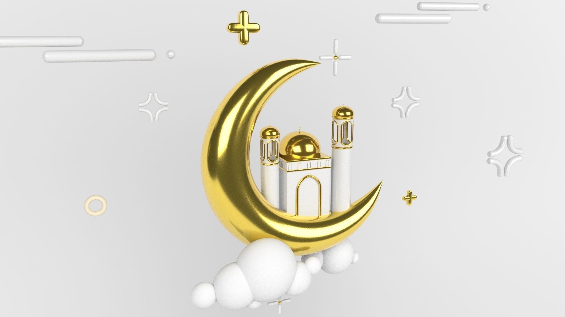 Ramadan 3D model | CGTrader