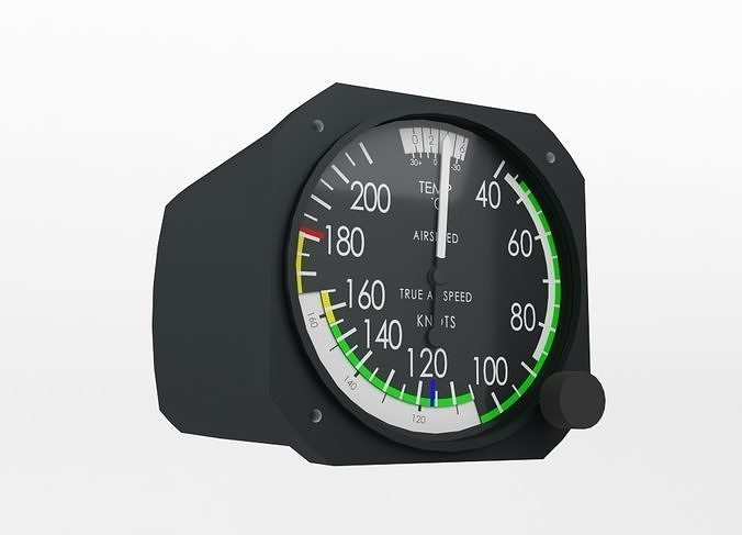 Airspeed Indicator 3D model | CGTrader