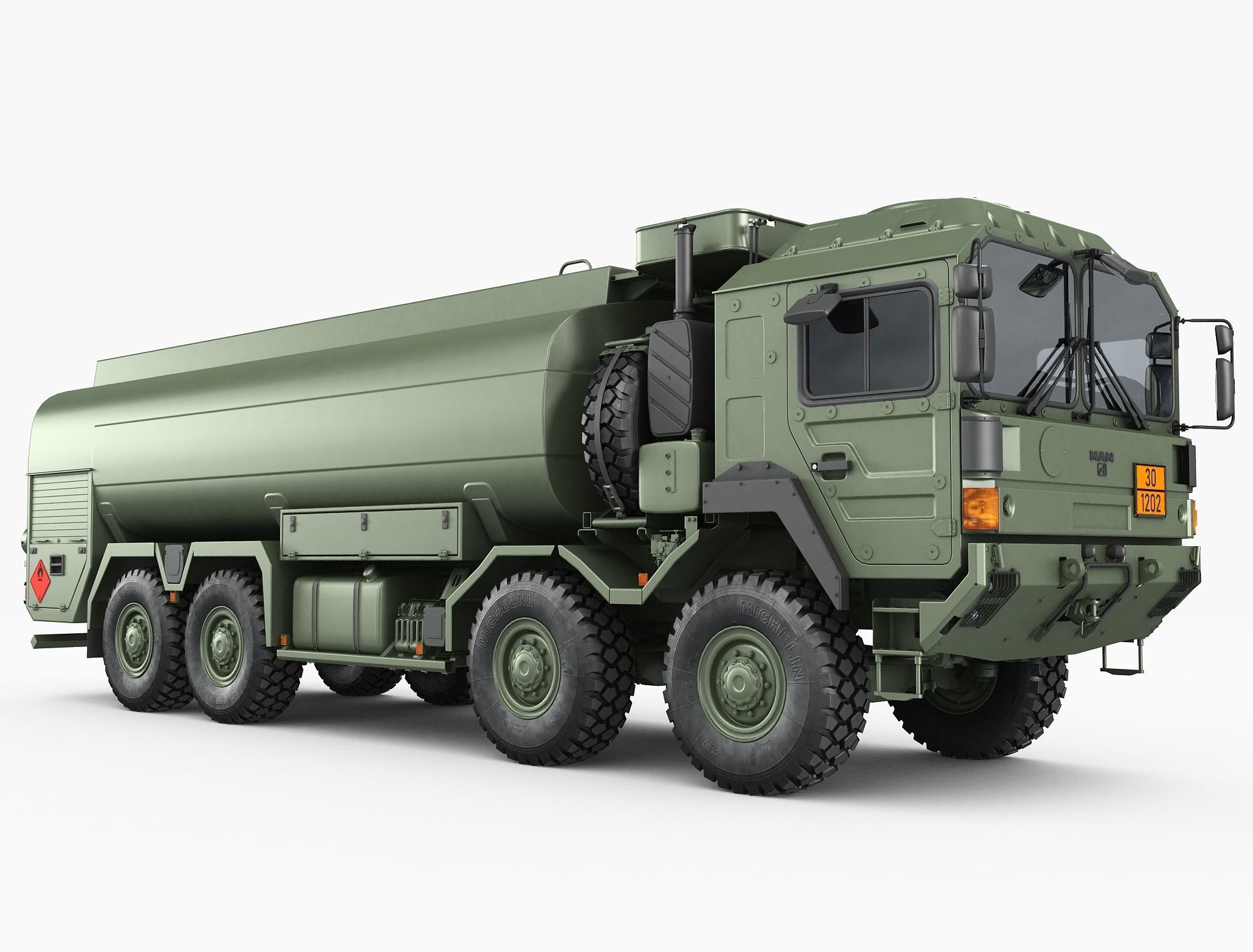 MAN HX77 tanker 3D model | CGTrader