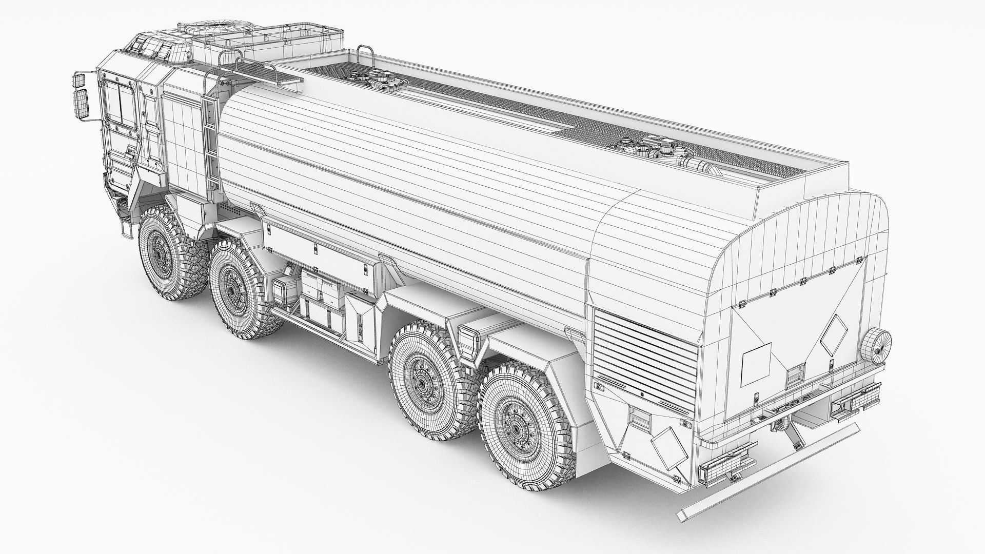 MAN HX77 tanker 3D model | CGTrader
