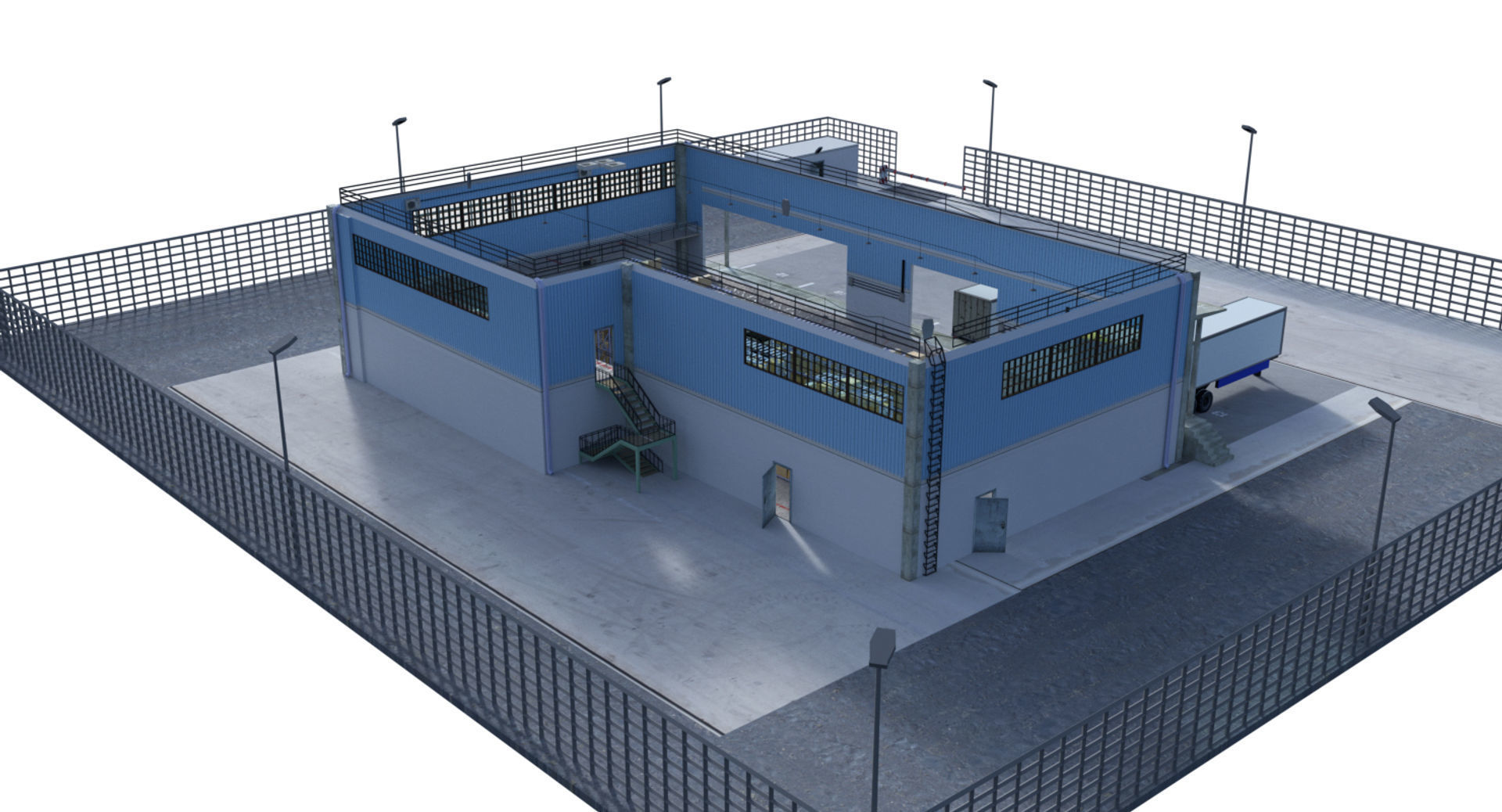 3D model Warehouse VR / AR / low-poly | CGTrader