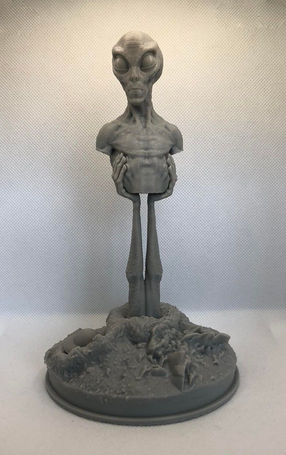 Grey Alien Bust 3D model for printing 3D model 3D printable | CGTrader