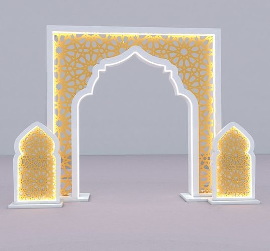Islamic Gate 3D model | CGTrader