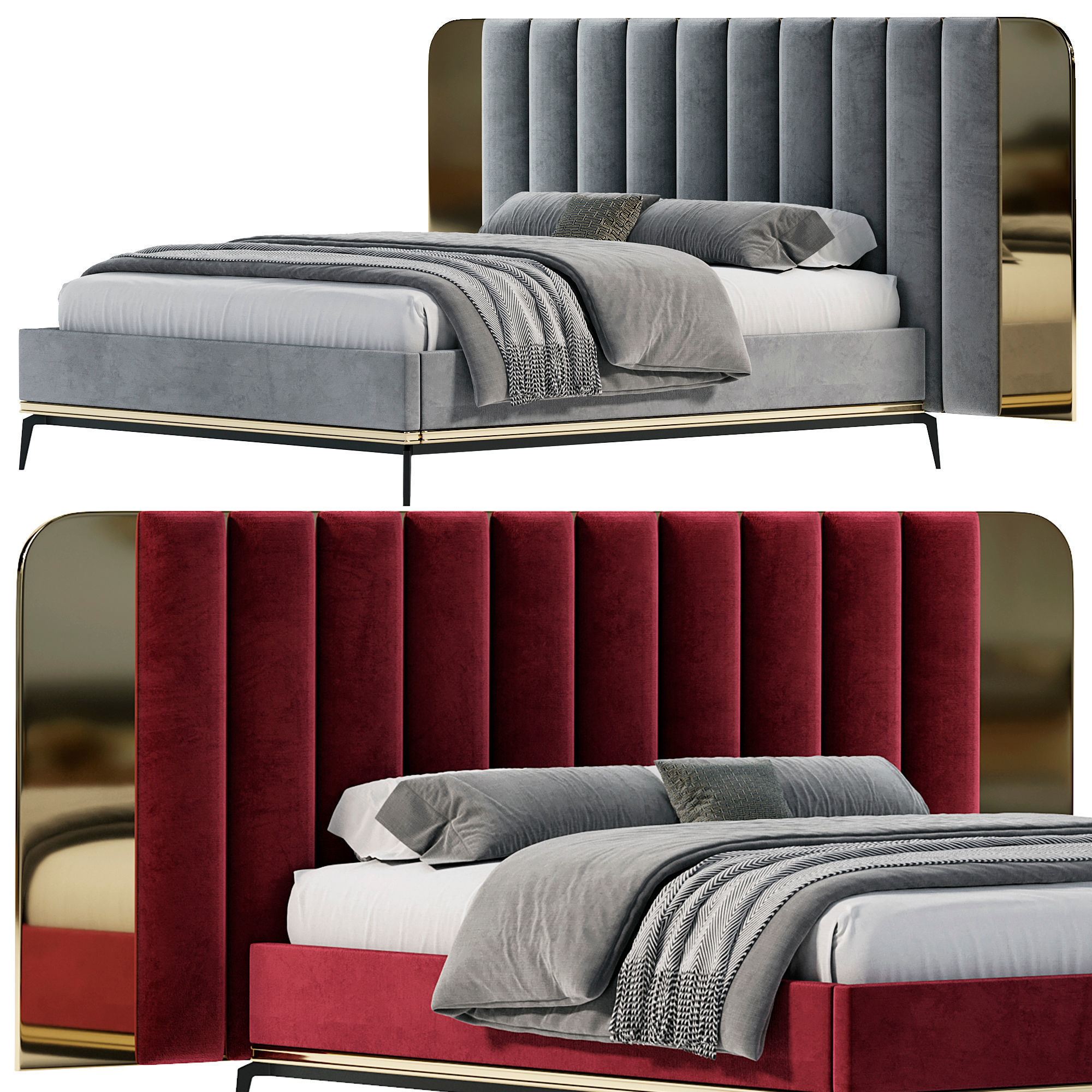 Orva Modern bed By Evmoda 3D model | CGTrader