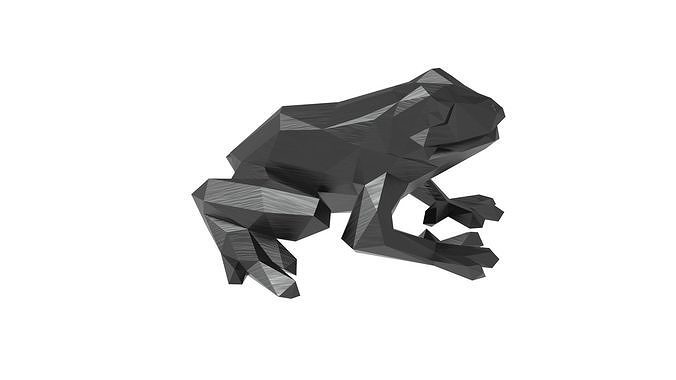 Frog Low-Poly 3D model 3D printable | CGTrader