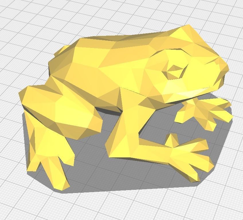 Frog Low-Poly 3D model 3D printable | CGTrader