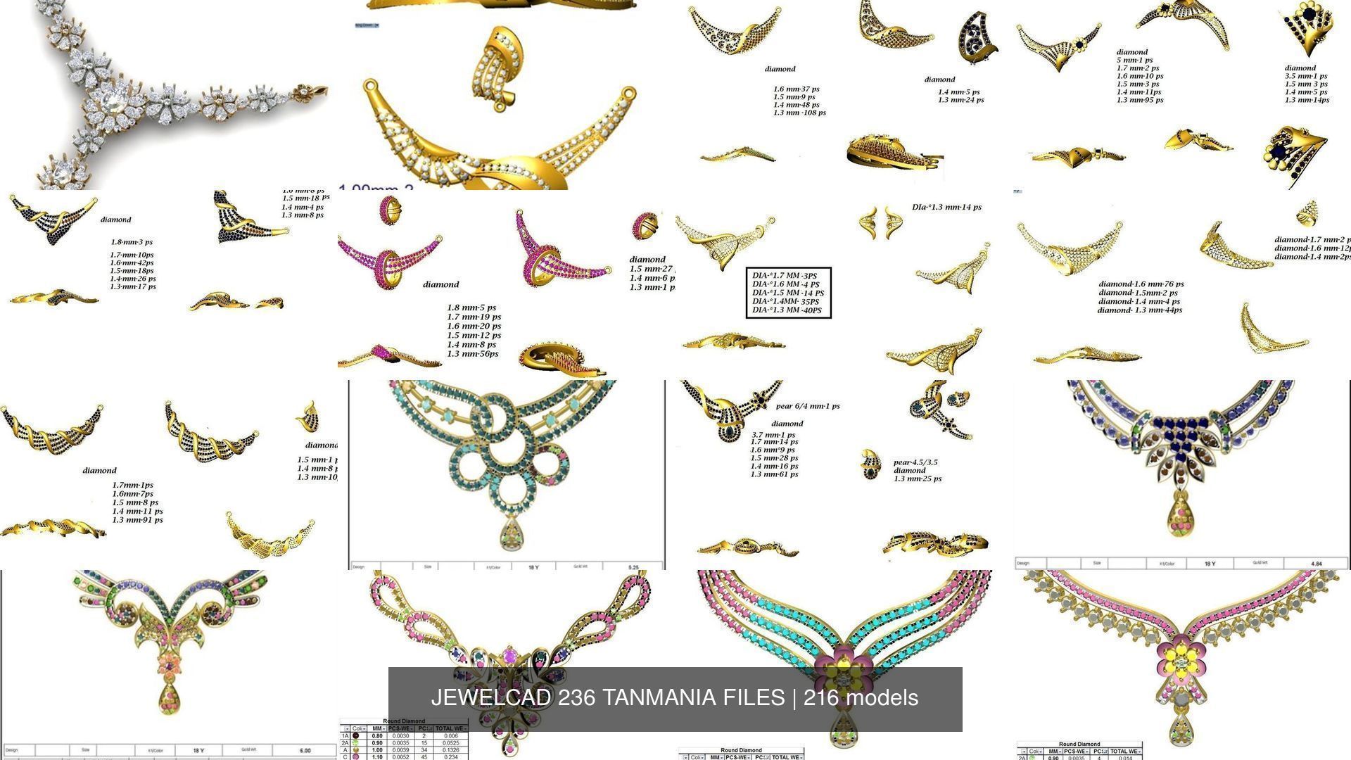 JEWELCAD 236 TANMANIA FILES 3D Model Collection | CGTrader