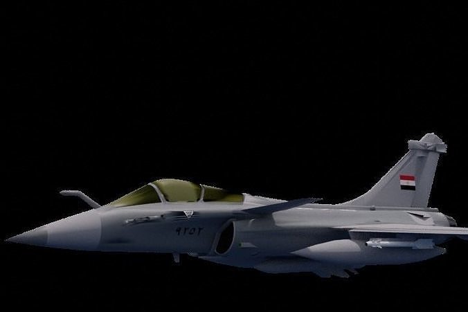 Egyptian Rafale 3D model | CGTrader