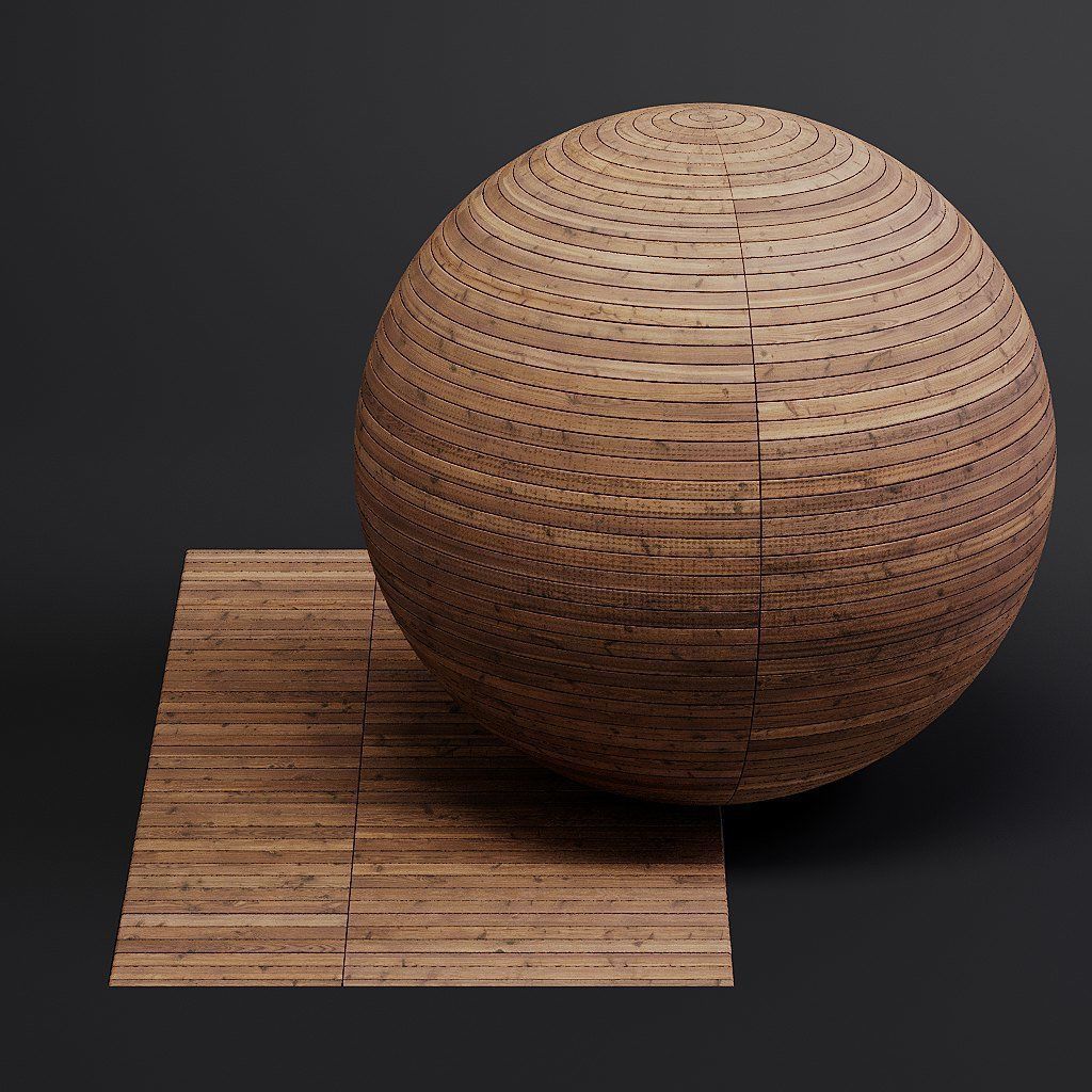 Texture Wood Floors vol03 Terrace 8K Seamless PBR Materials VR / AR ...
