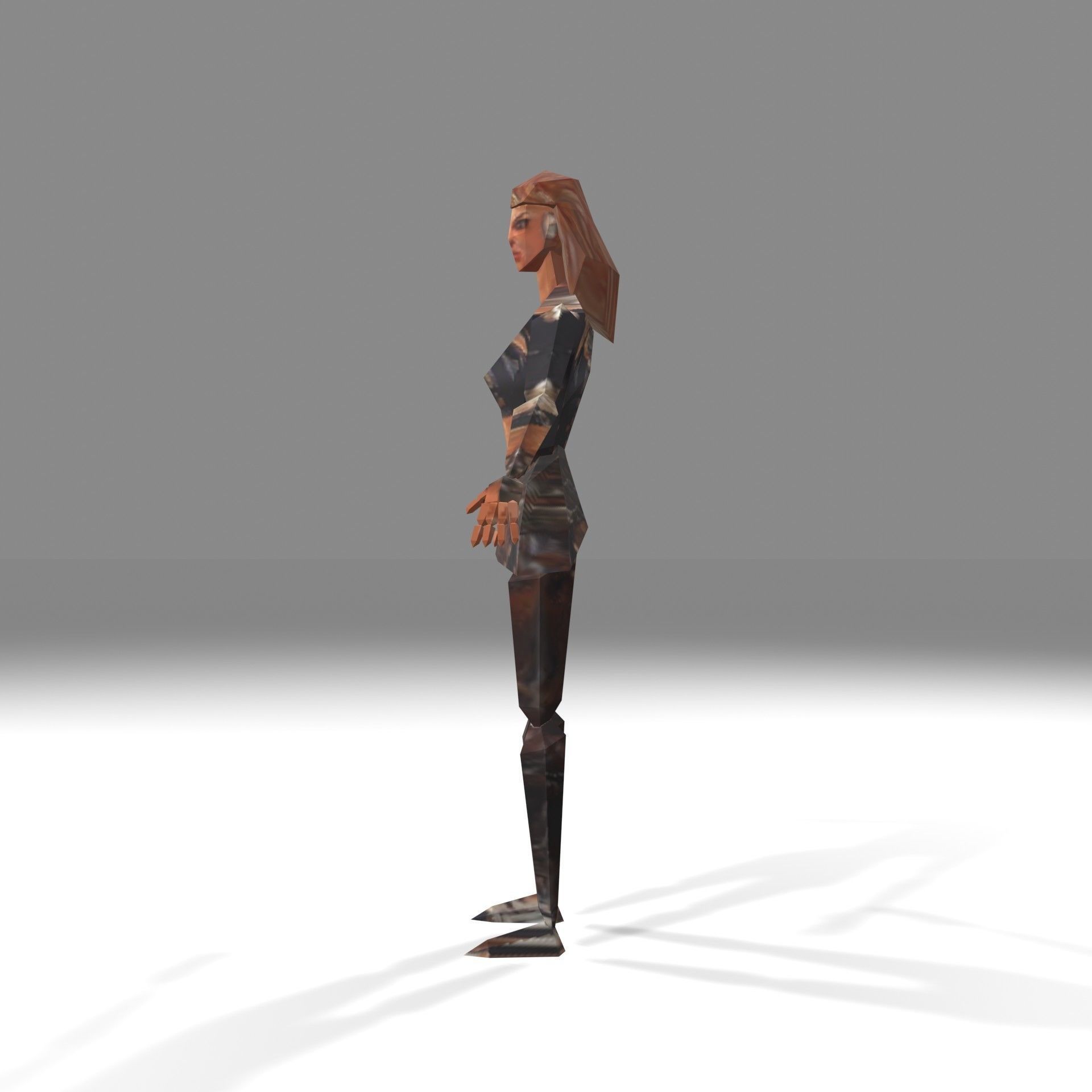 3D model PS-Style Sci-fi Female Character VR / AR / low-poly | CGTrader