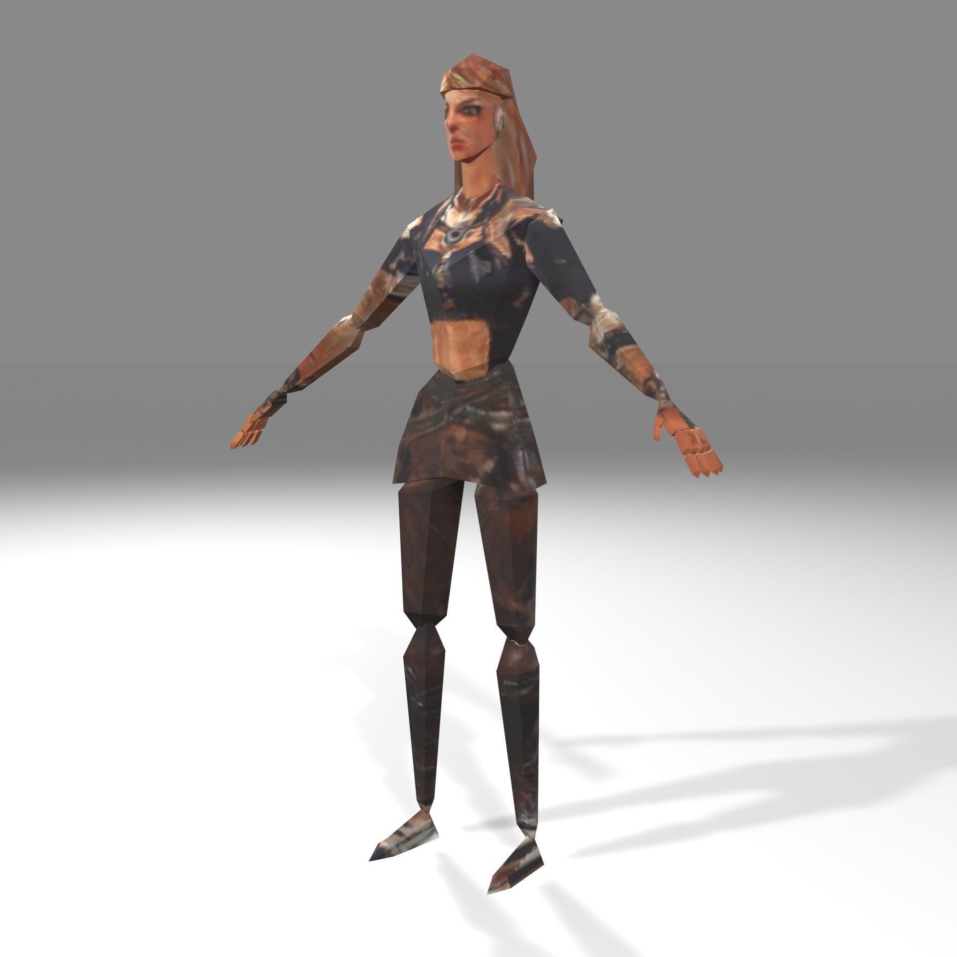 3D model PS-Style Sci-fi Female Character VR / AR / low-poly | CGTrader