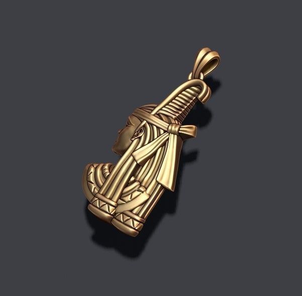 Egyptian Goddess Maat pendant 3D model 3D printable | CGTrader