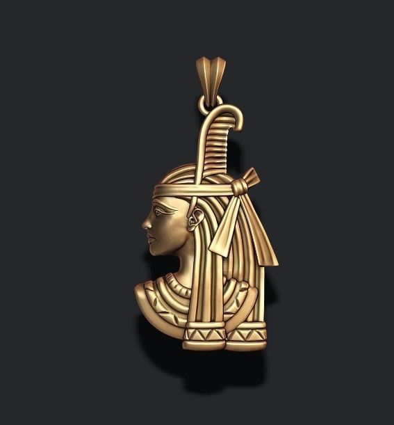 Egyptian Goddess Maat pendant 3D model 3D printable | CGTrader