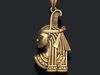 Egyptian Goddess Maat pendant 3D model 3D printable | CGTrader