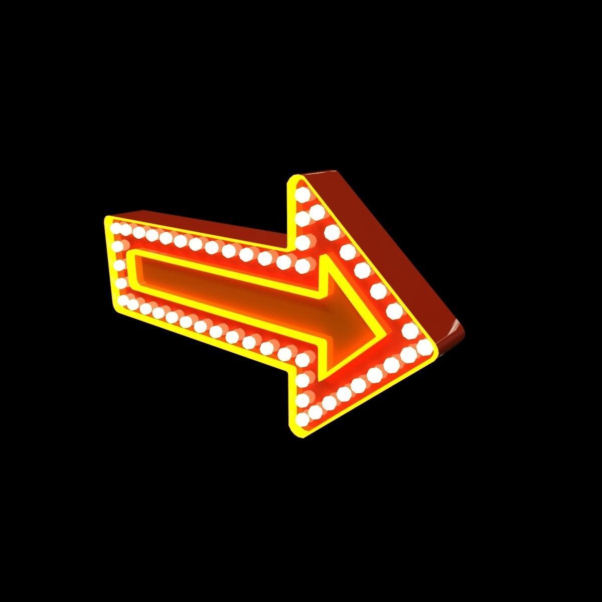 3D model 3D Model Arrow light VR / AR / low-poly | CGTrader