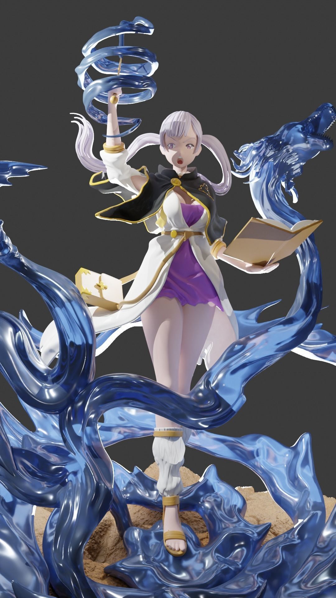 Noelle diorama Black clover 3D model 3D printable | CGTrader