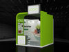 exhibition booth design 3x3m 3D model 3D printable | CGTrader
