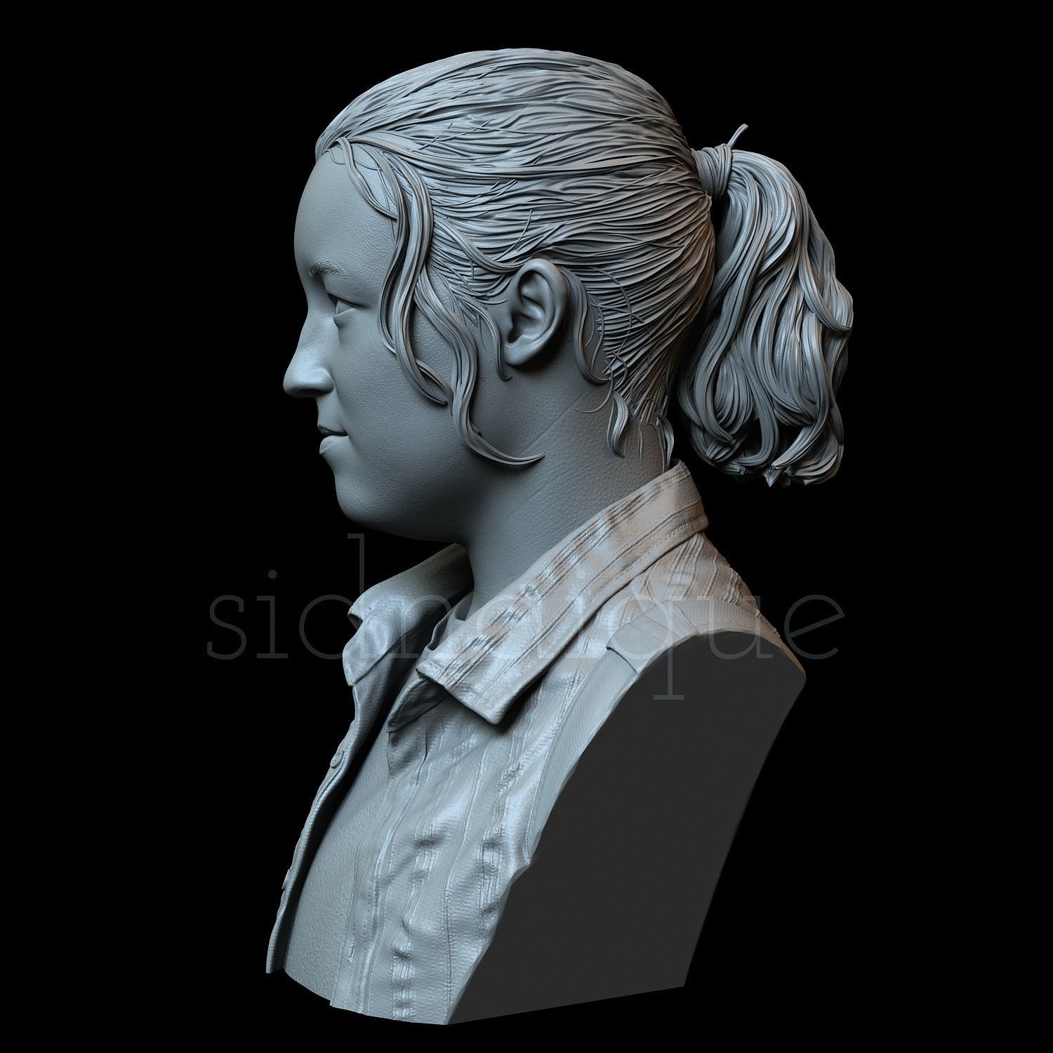 Bella Ramsey as Ellie 3D model 3D printable | CGTrader