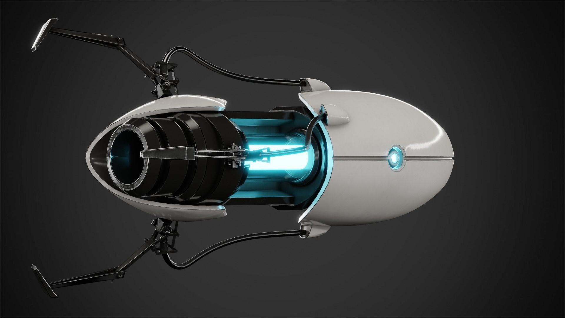 Handheld Portal Gun Device for Cosplay 3D model 3D printable | CGTrader