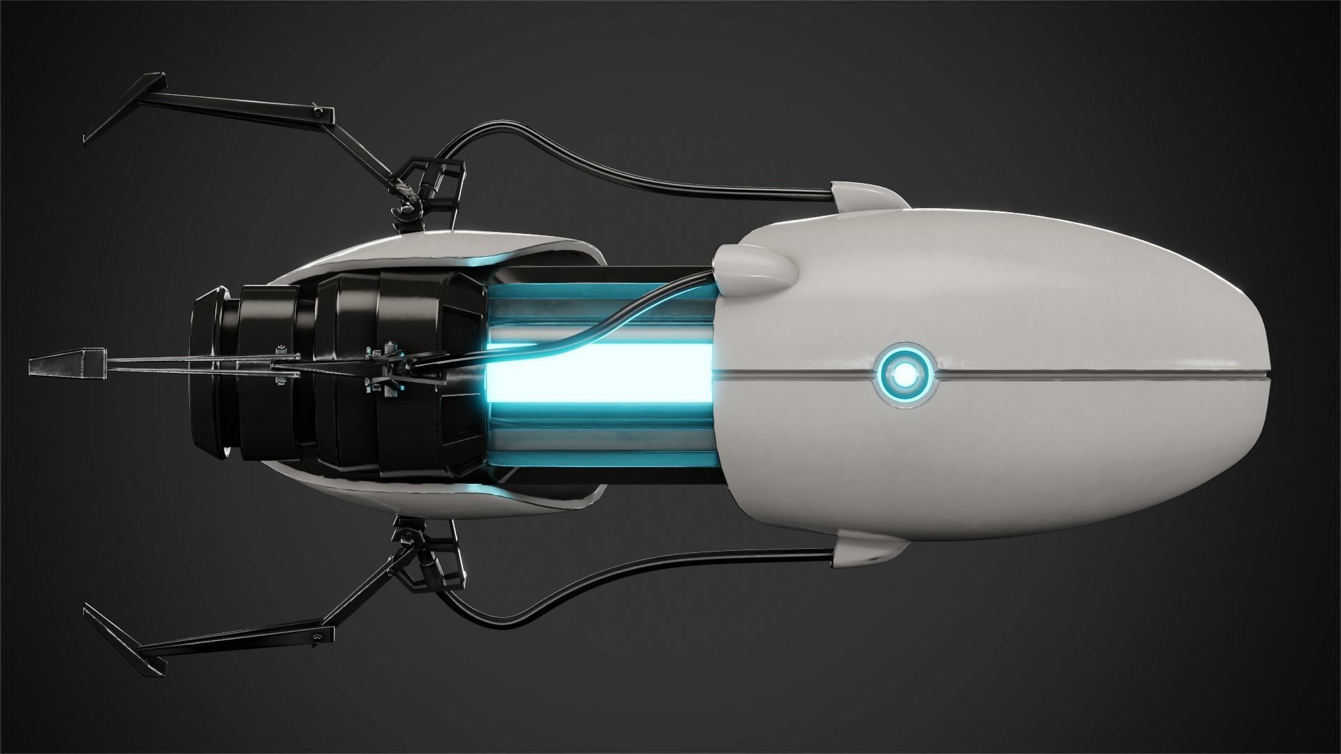 Handheld Portal Gun Device for Cosplay 3D model 3D printable | CGTrader