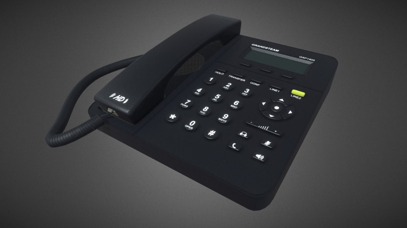 Landline phone free VR / AR / low-poly 3D model | CGTrader