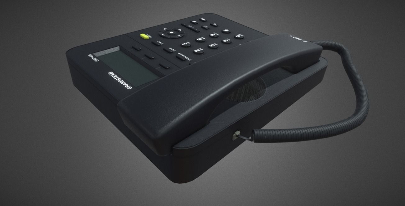 Landline phone free VR / AR / low-poly 3D model | CGTrader