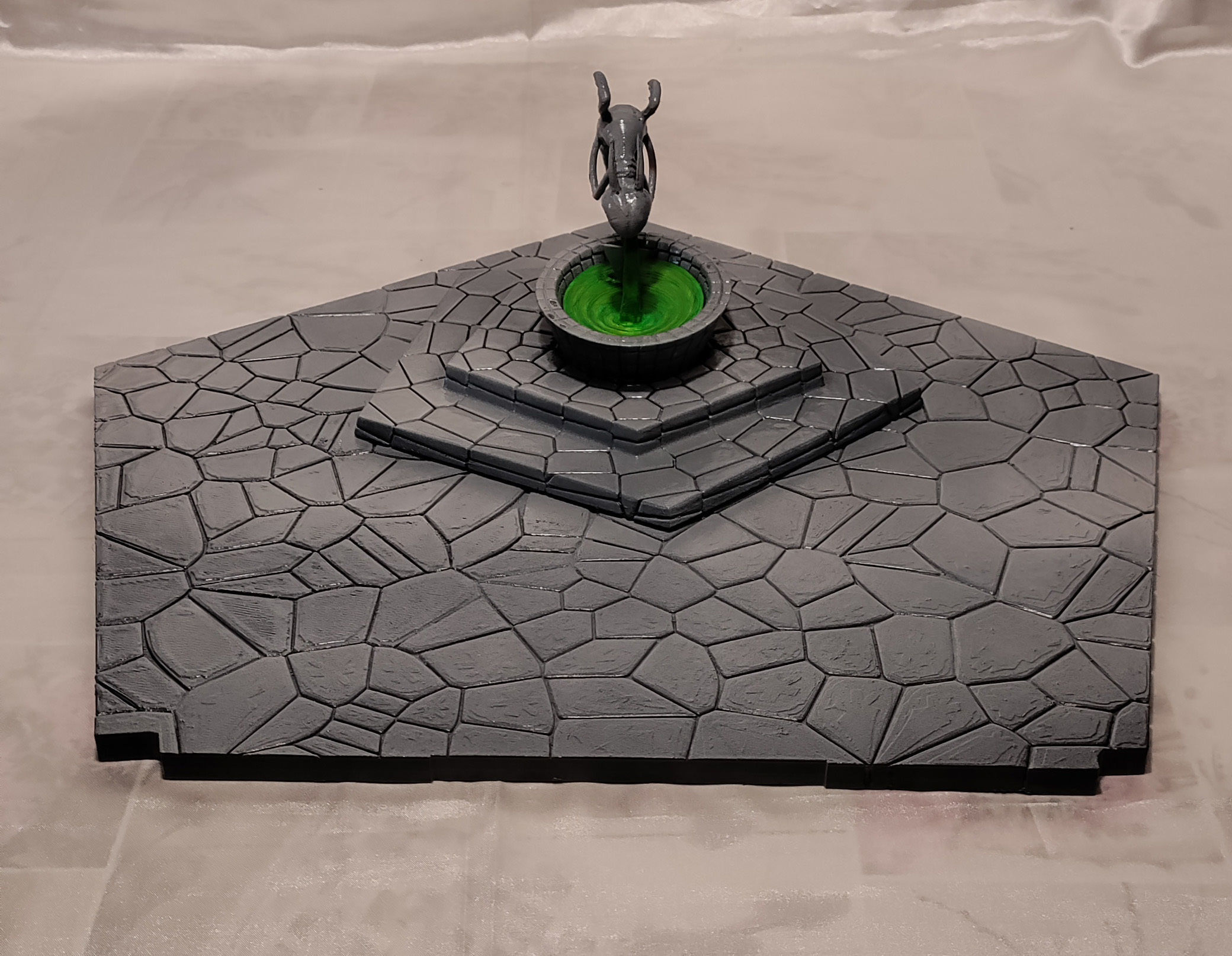 Square and Fountain - Halloween Town Project 3D Print Model 3D model 3D ...