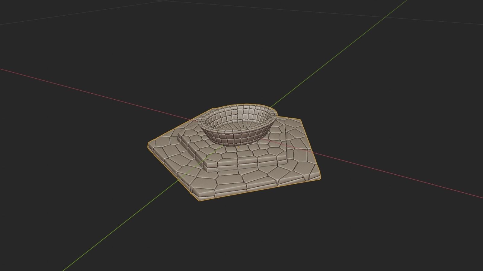 Square and Fountain - Halloween Town Project 3D Print Model 3D model 3D ...