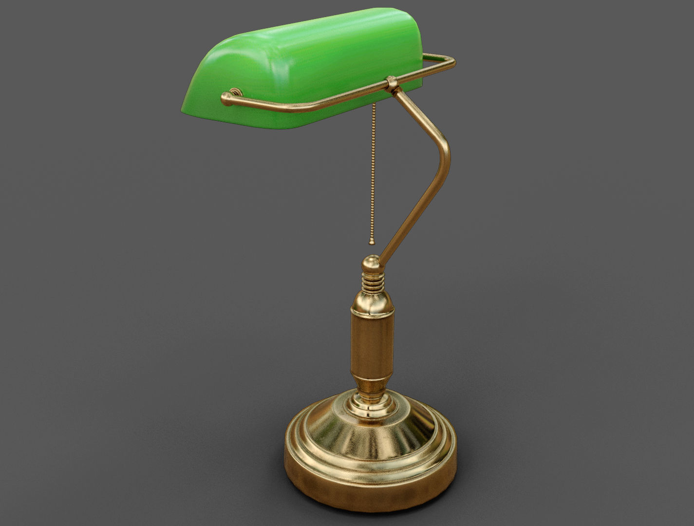 3D model Bankers table Lamp PBR VR / AR / low-poly | CGTrader