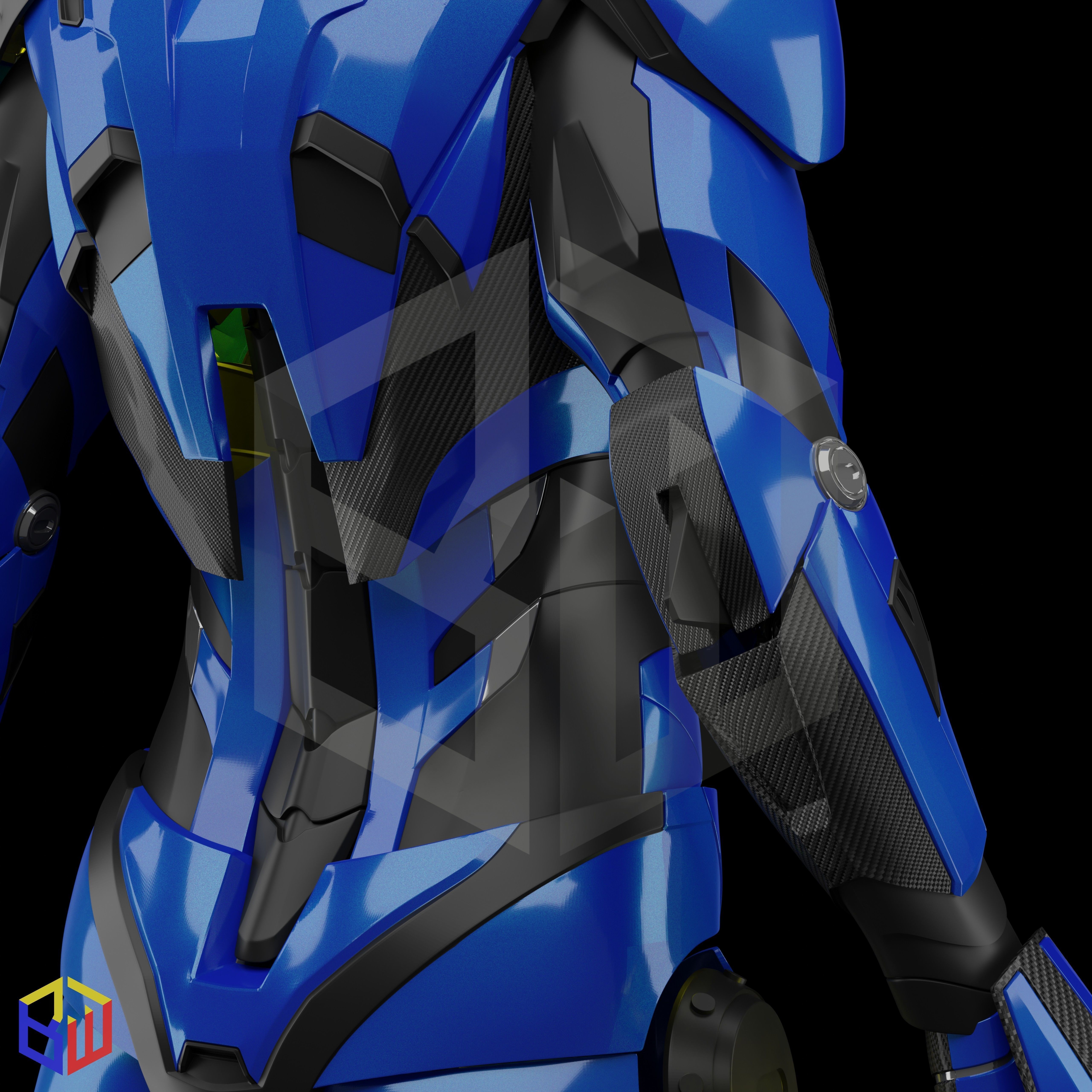 Iron Woman Pepper Potts Srt 1 Barracuda Suit 3d Model 3d Printable