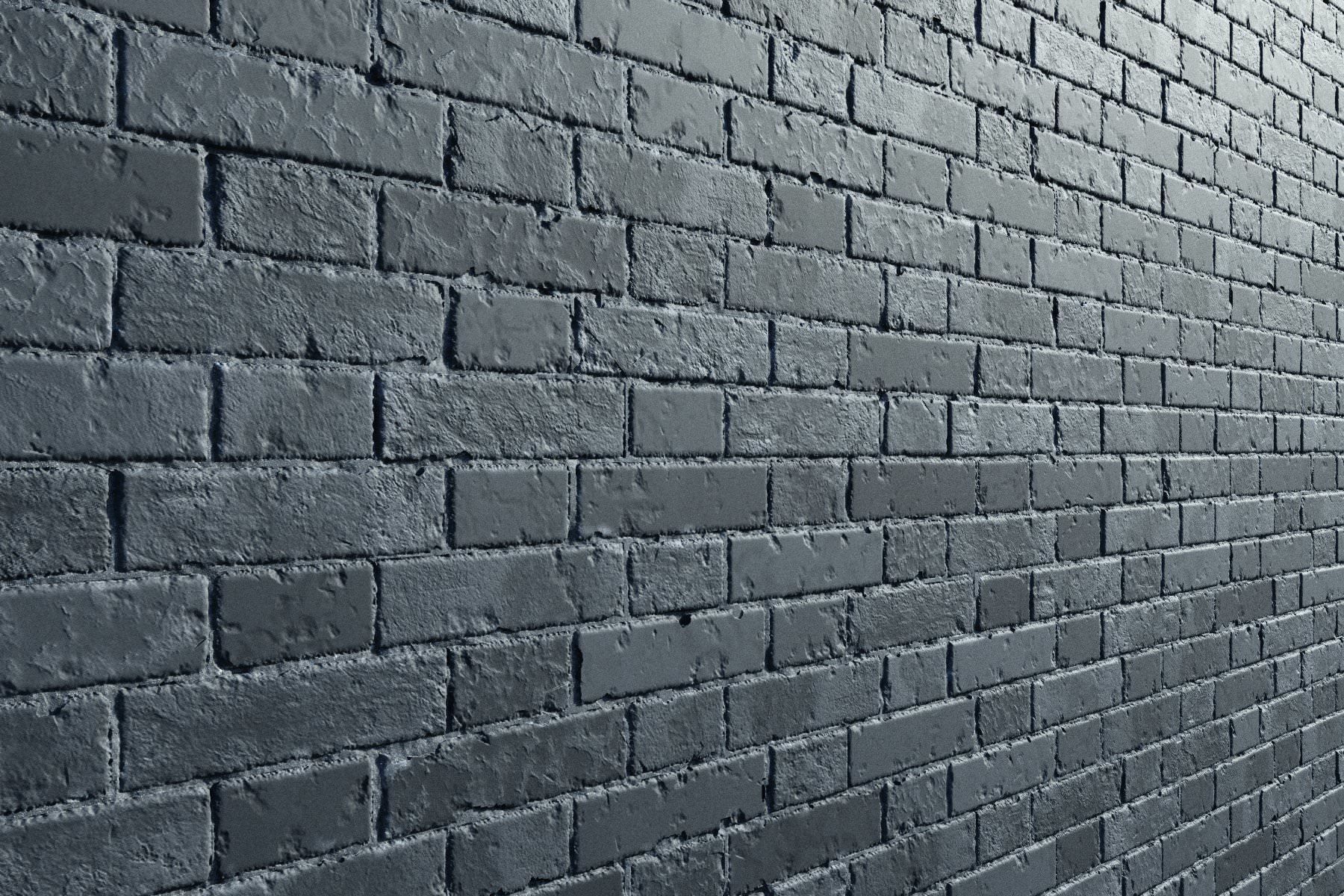 Texture Bricks vol01 Black 8K Seamless PBR Materials VR / AR / low-poly ...