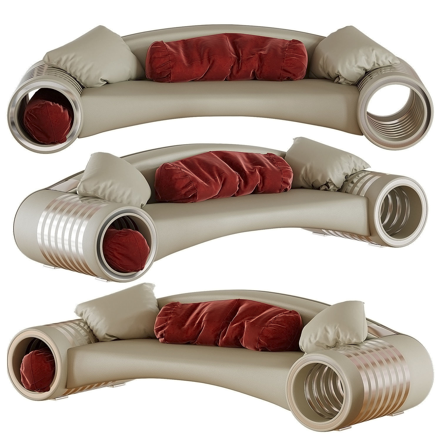 Glamora Sofa 3D model | CGTrader