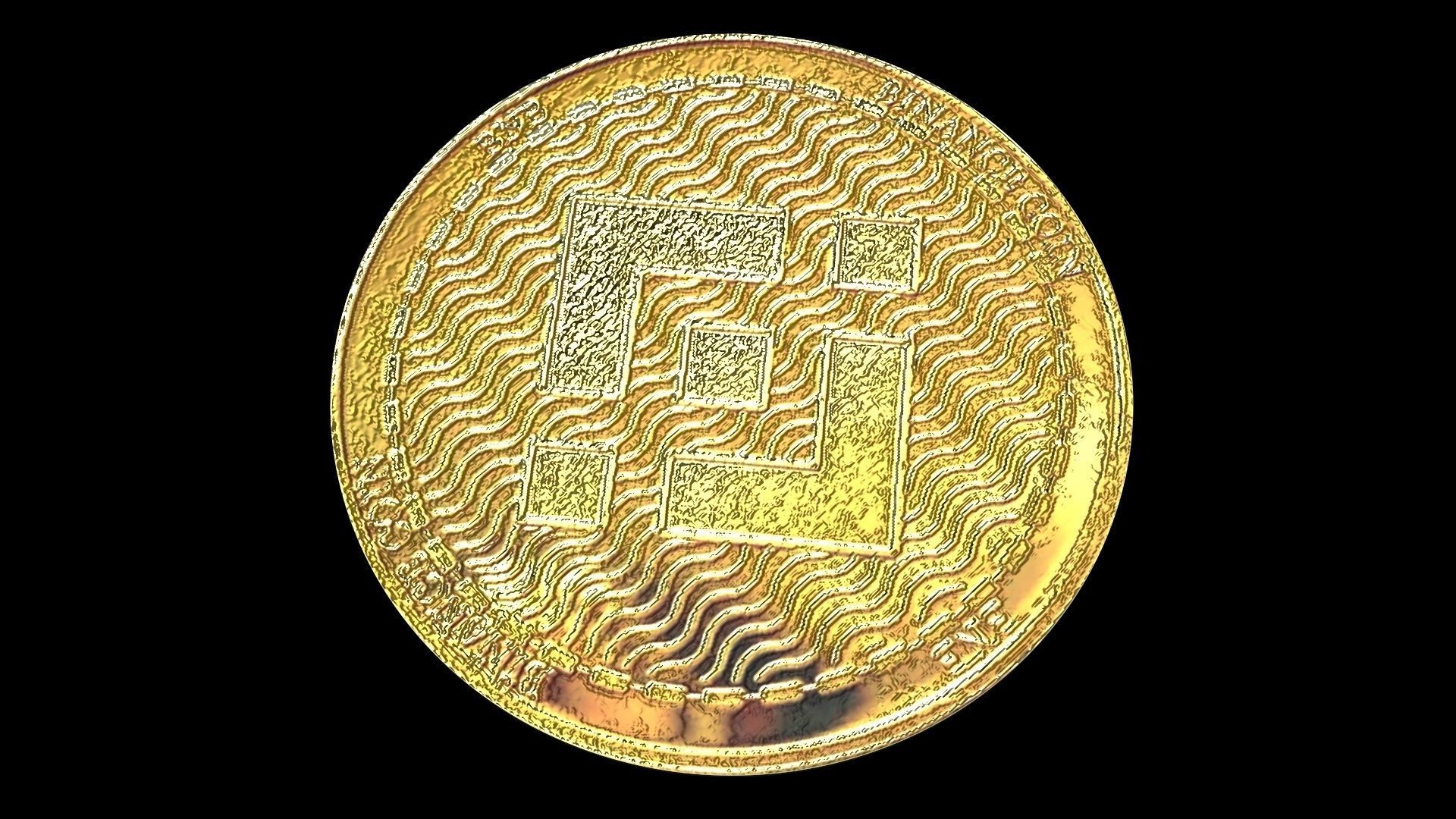Binance Coin Model 3D model | CGTrader