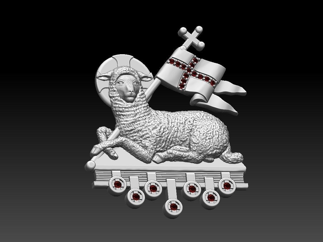Agnus Dei Lamb Of God - Cordeiro de Deus 3D model 3D printable | CGTrader