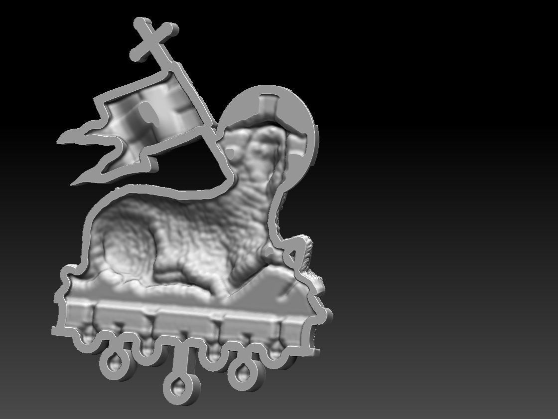 Agnus Dei Lamb Of God - Cordeiro de Deus 3D model 3D printable | CGTrader