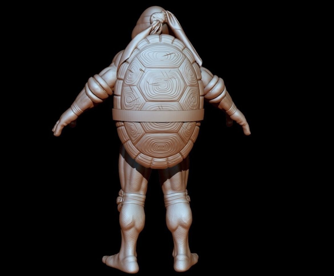 3D Print Model Raphael cosplay Movie Ninja Turtle STL TMNT 3D model ...