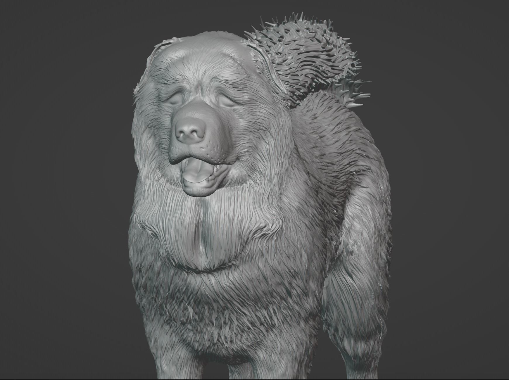 Caucasian Shepherd Dog 3D model | CGTrader